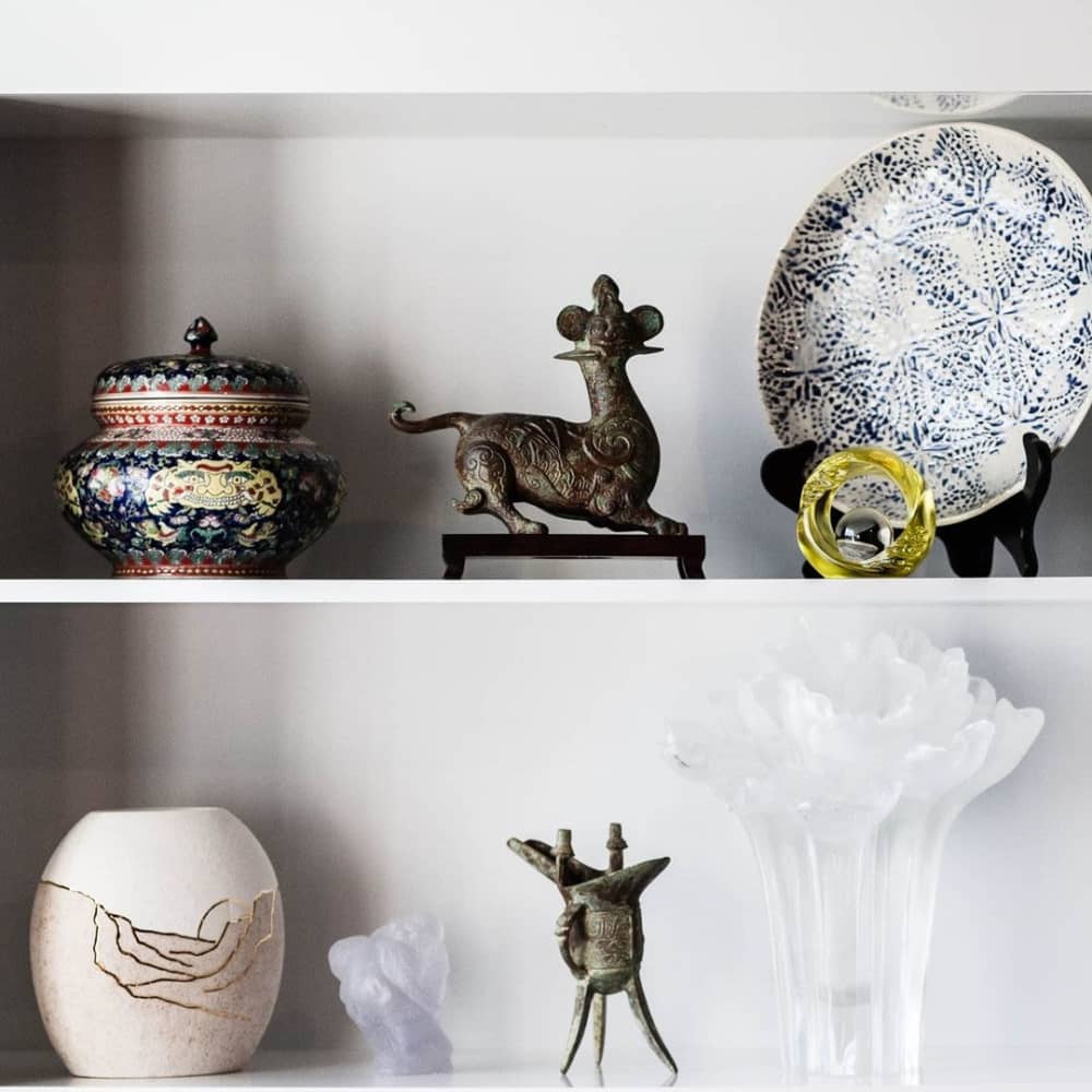 LIULI Crystal Art Crystal Peony Bloom (Powdered White) by Lawrence & Scott at Lawrence & Scott ...