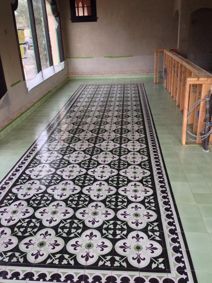 Fleur-de-Lis Clover Polished Tiles by Avente Tile at The Coronet ...