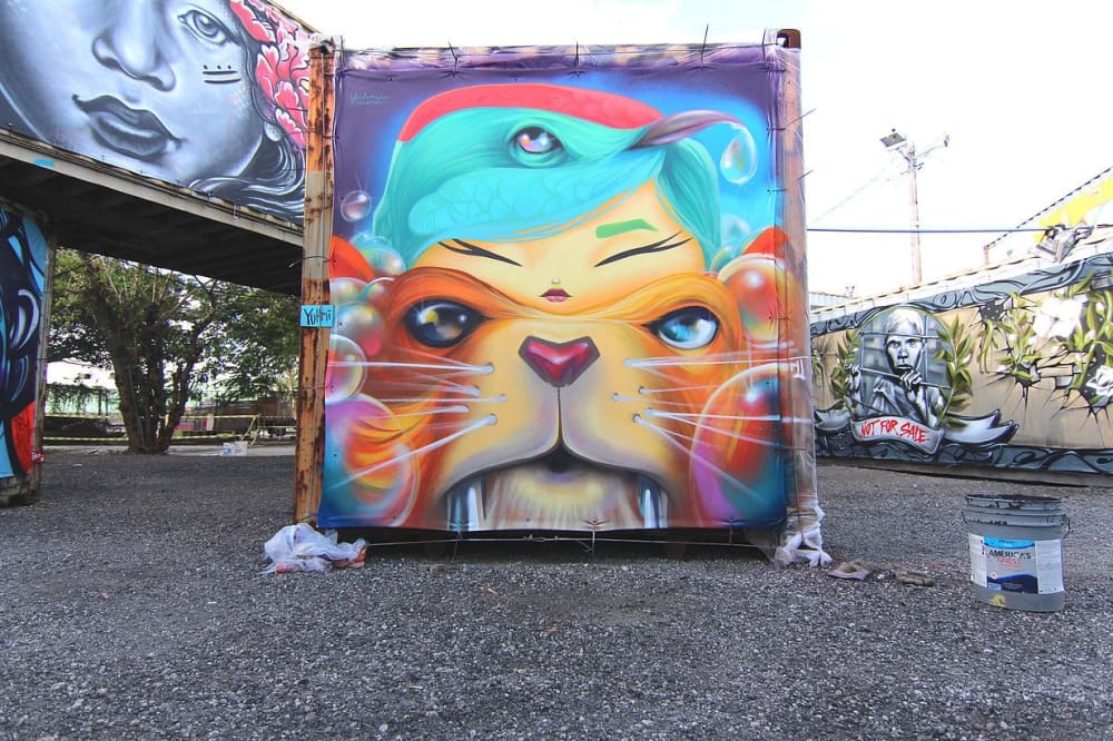 'A Drop of Hope' by Yuhmi Collective at Fountainhead Studios, Miami ...