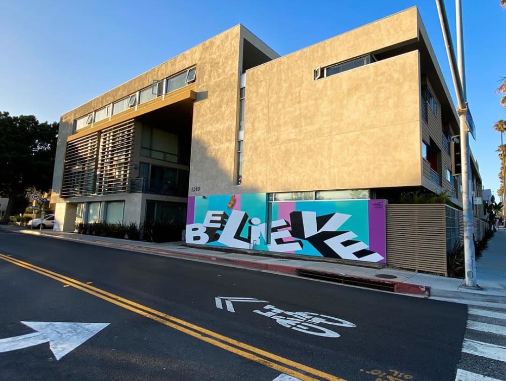 Believe Mural by Ruben Rojas | Wescover Street Murals