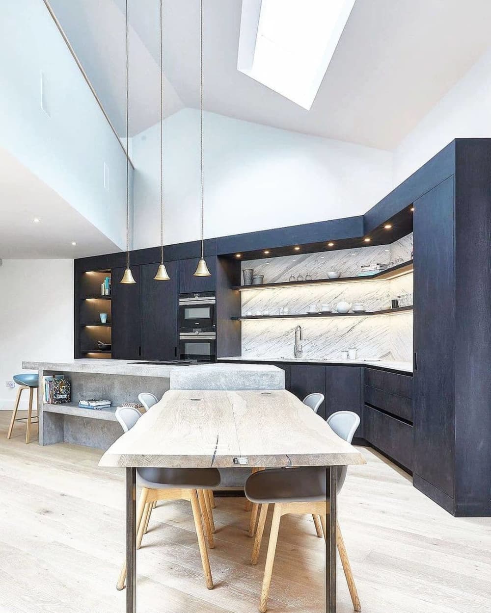 Olive Ash Table by Handmade in Brighton at Kitchens By Holloways ...