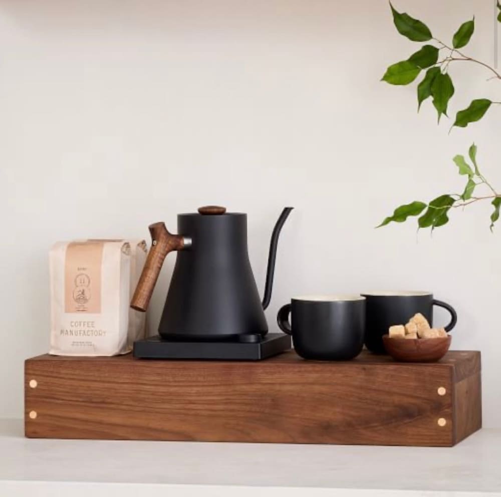 Walnut Appliance Cord Box by Reds Wood Design | Wescover Storage