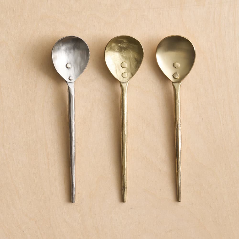 Forge Small Spoons Assorted - Set of 3 by The Collective | Wescover ...