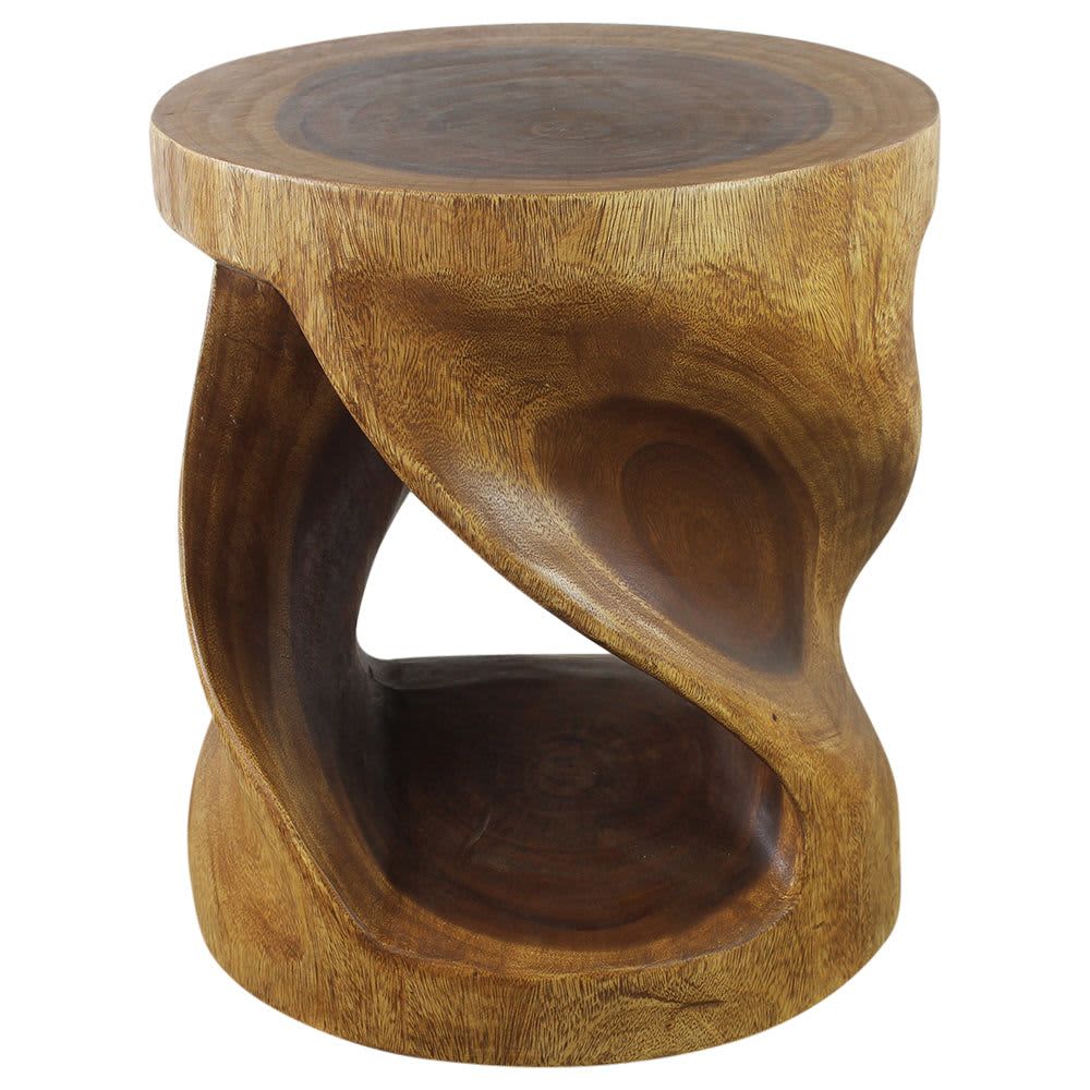 Haussmann® Round Twist End Table 18 in DIA x 20 by Haussmann ...