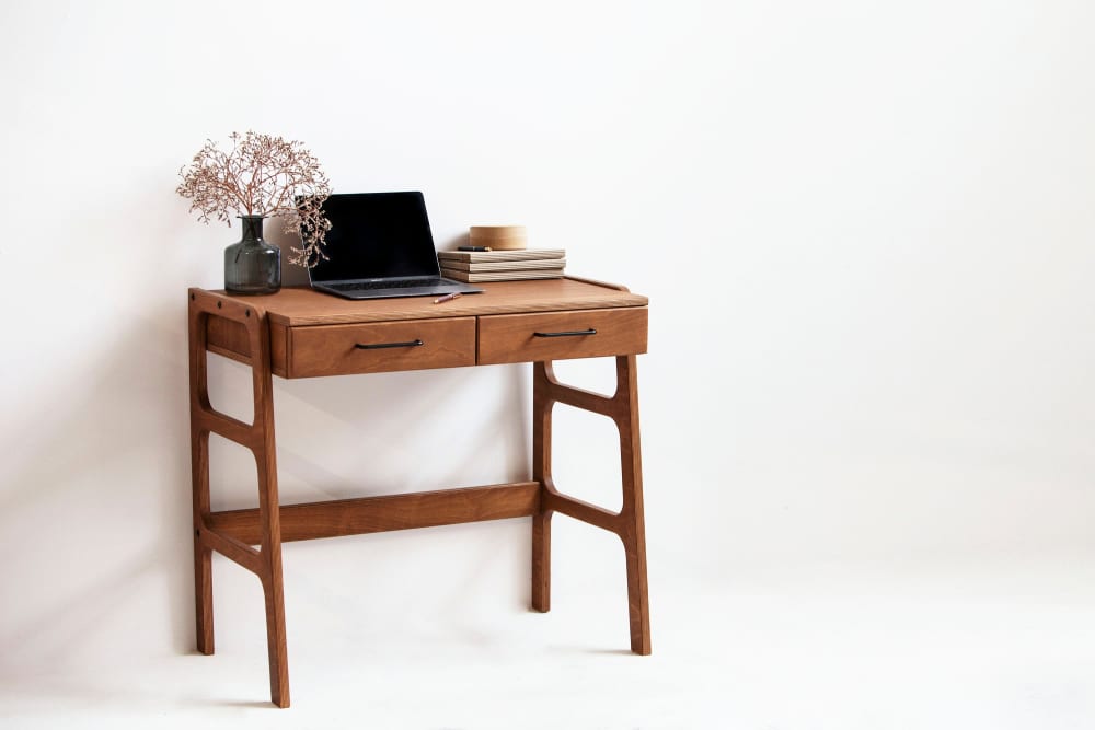 Mid Century Modern Desk for Office, Computer desk, Desk by Plywood ...