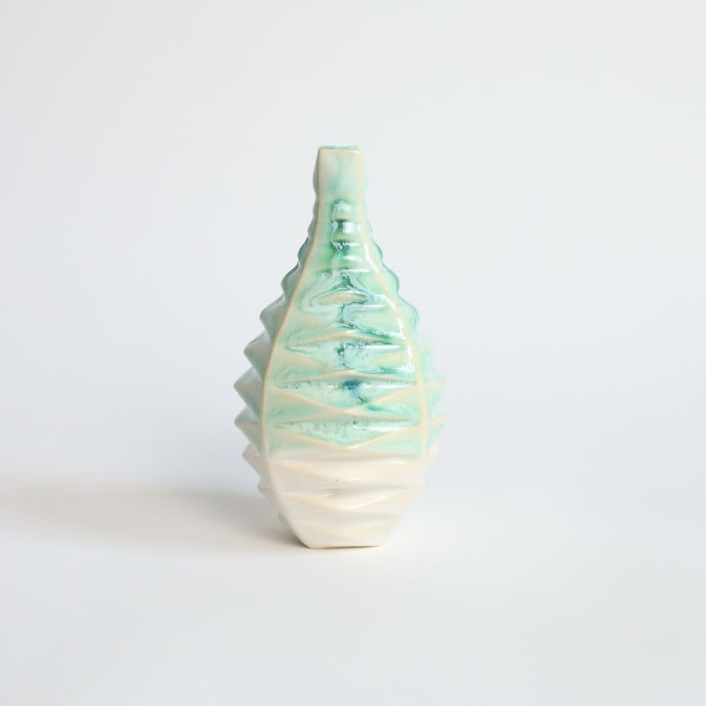 Square in Jade by by Alejandra Design | Wescover Planters & Vases