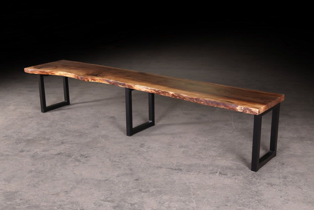 Live Edge Walnut Bench by Urban Lumber Co. | Wescover Benches & Ottomans