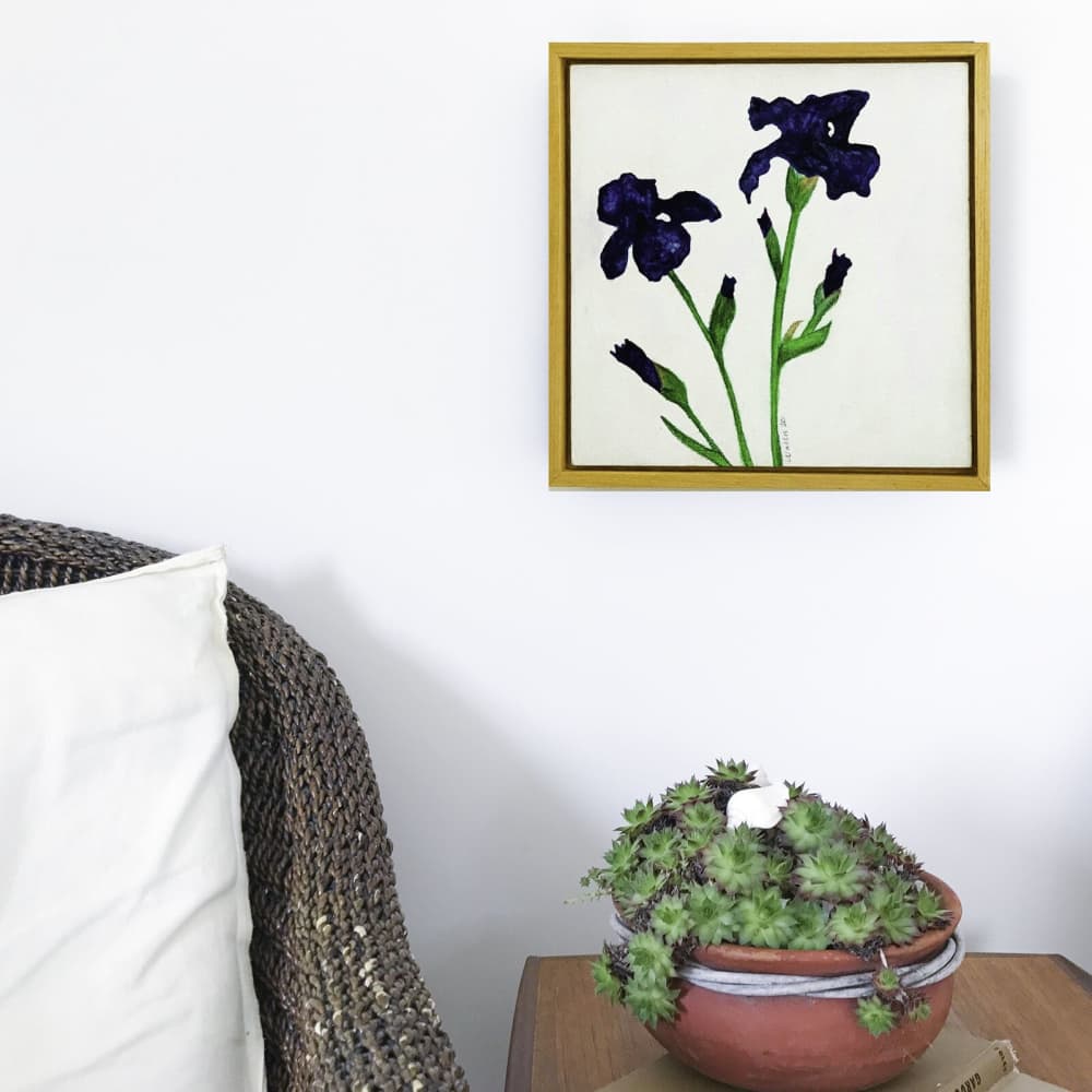 Bearded Iris II by Susan Wallis | Wescover Paintings
