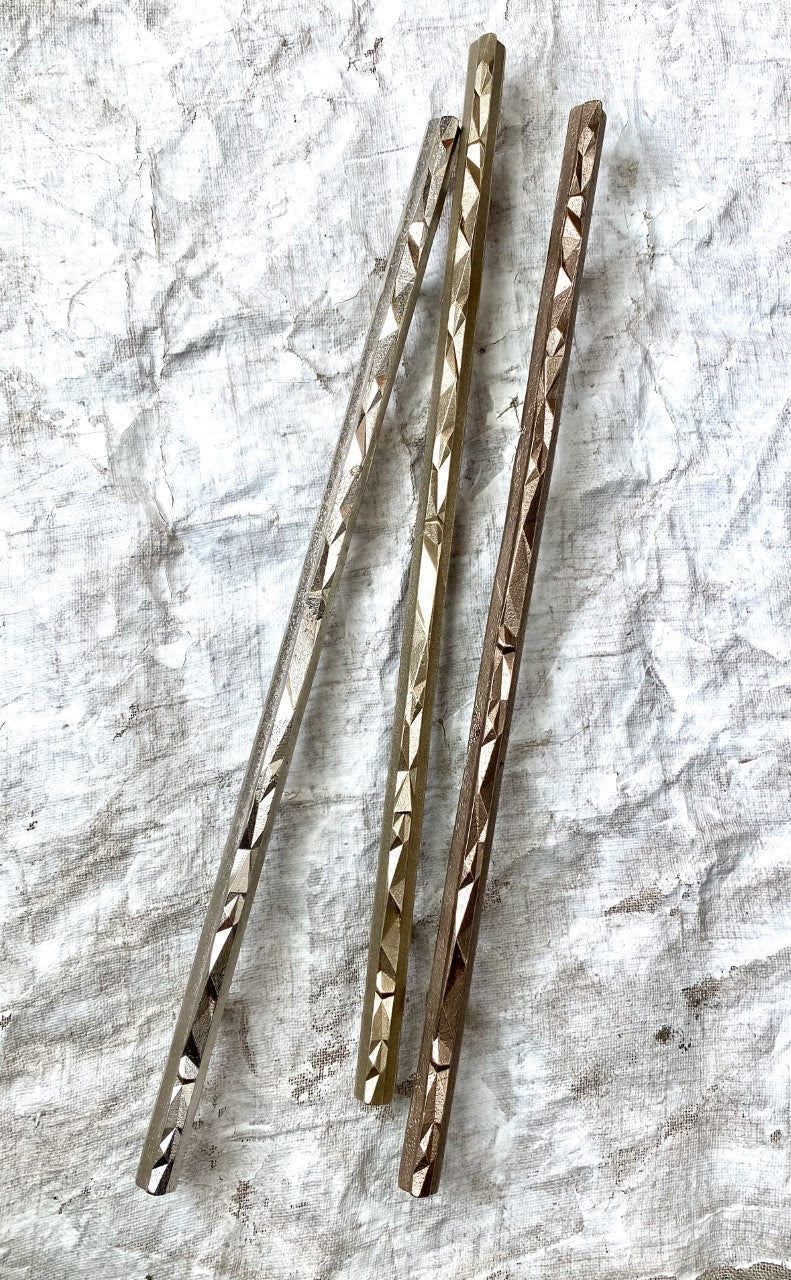 NIKA series 17" cast bronze handle, various finishes. by Shayne Fox ...