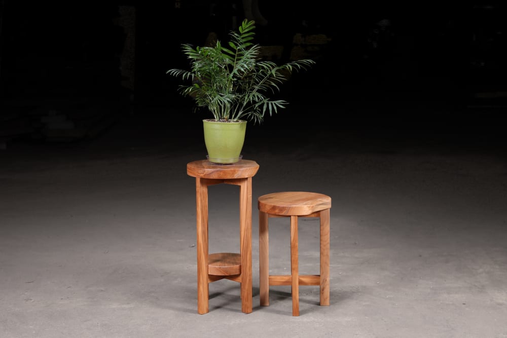 Maple Plant Stand Set by Urban Lumber Co. | Wescover Tables