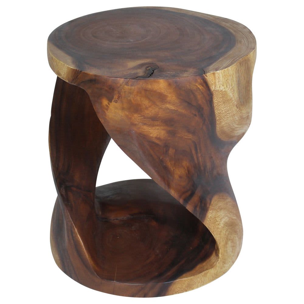 Haussmann® Round Twist End Table 18 in DIA x 20 by Haussmann ...