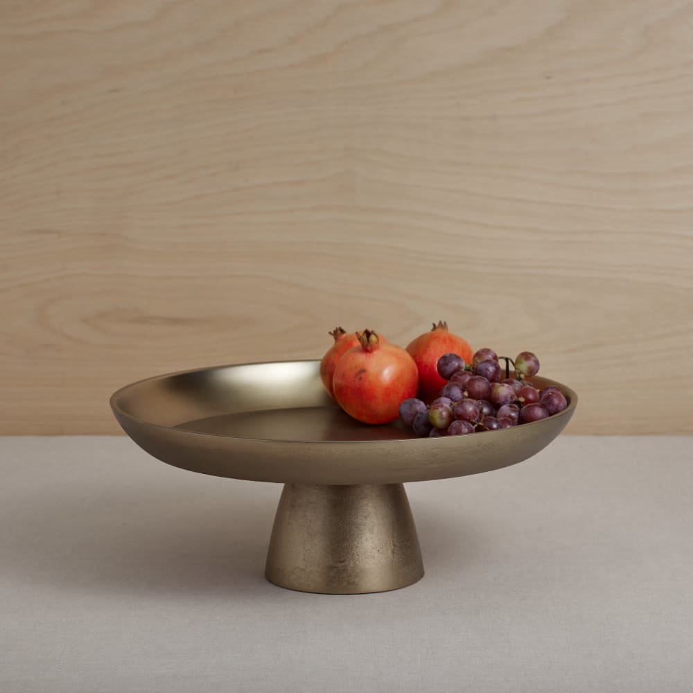 Antique Brass Large Pedestal by The Collective | Wescover Decorative ...