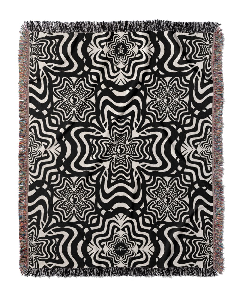 AEON - Abstract Jacquard Woven Blanket by Sean Martorana | Wescover ...