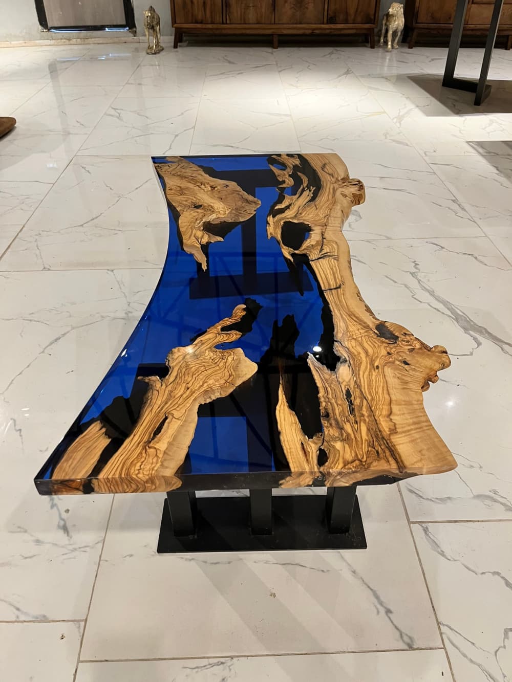Epoxy Resin Coffee Table - Custom Coffee Table - Olive Table by Tinella ...