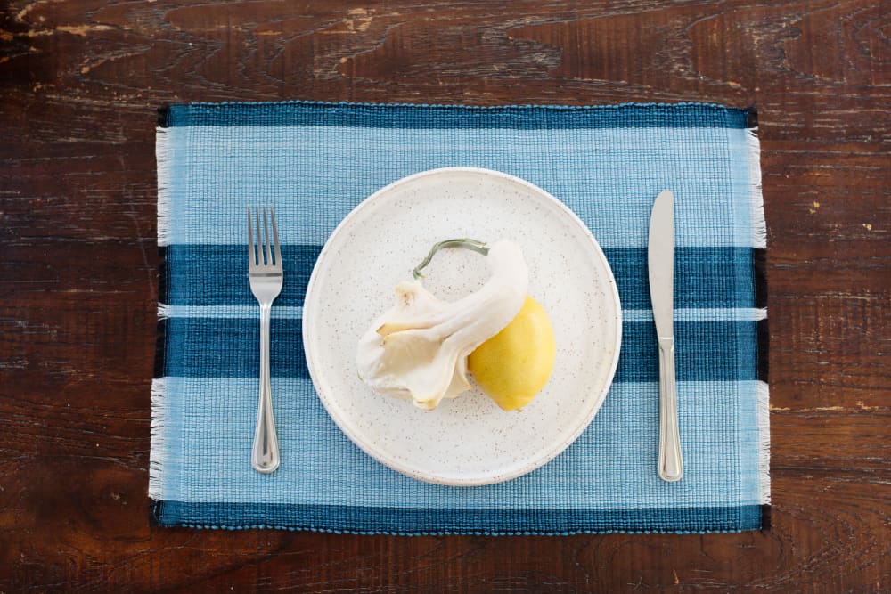 Inabel Placemat | Ocean Blue by NEEPA HUT | Wescover Tableware