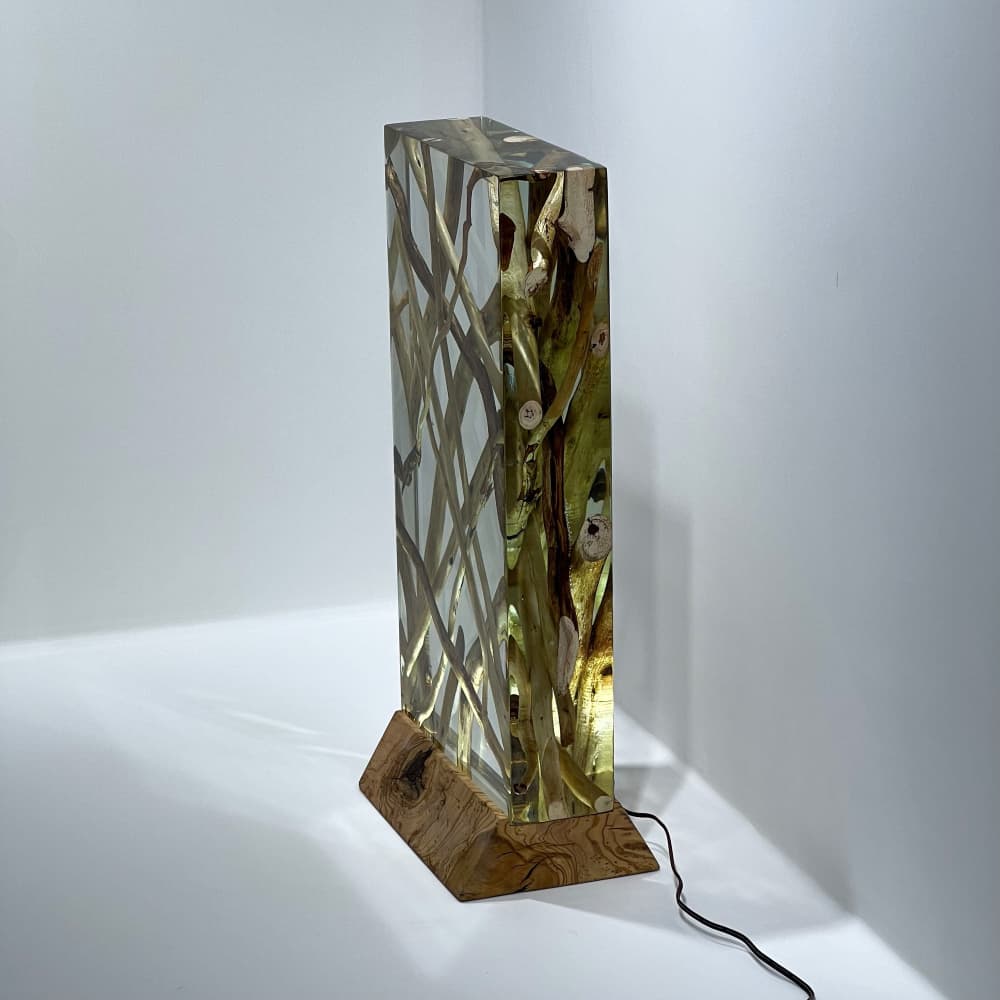 Epoxy Wood Resin Lamp - Epoxy Lamp - Gift - Epoxy Resin Art by ...