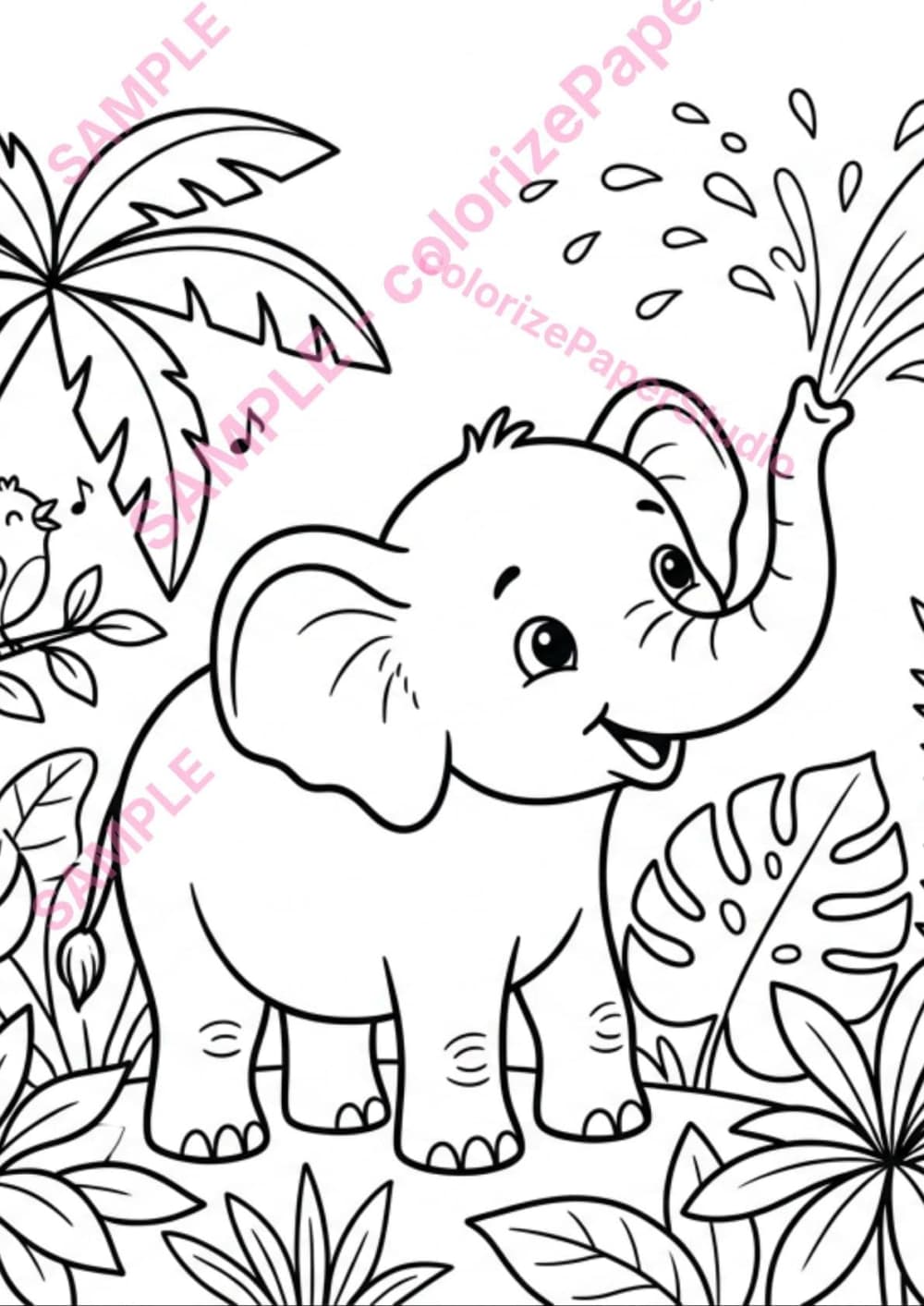Cute Animals Coloring Pages Printable PDF | 15 Adorable Animal Coloring ...