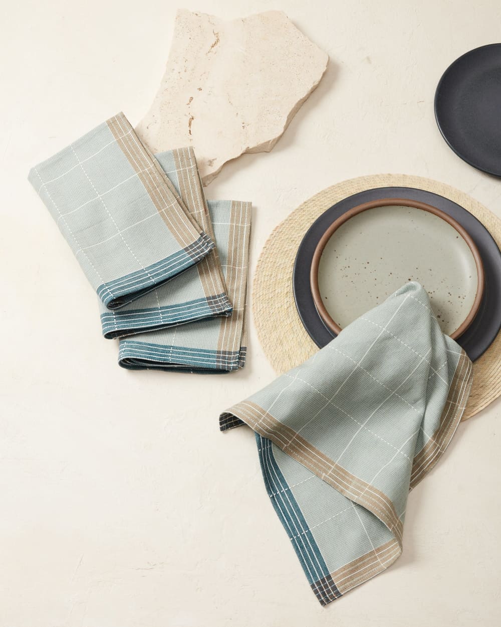 Meridian Napkin - Jay by MINNA | Wescover Linens & Bedding