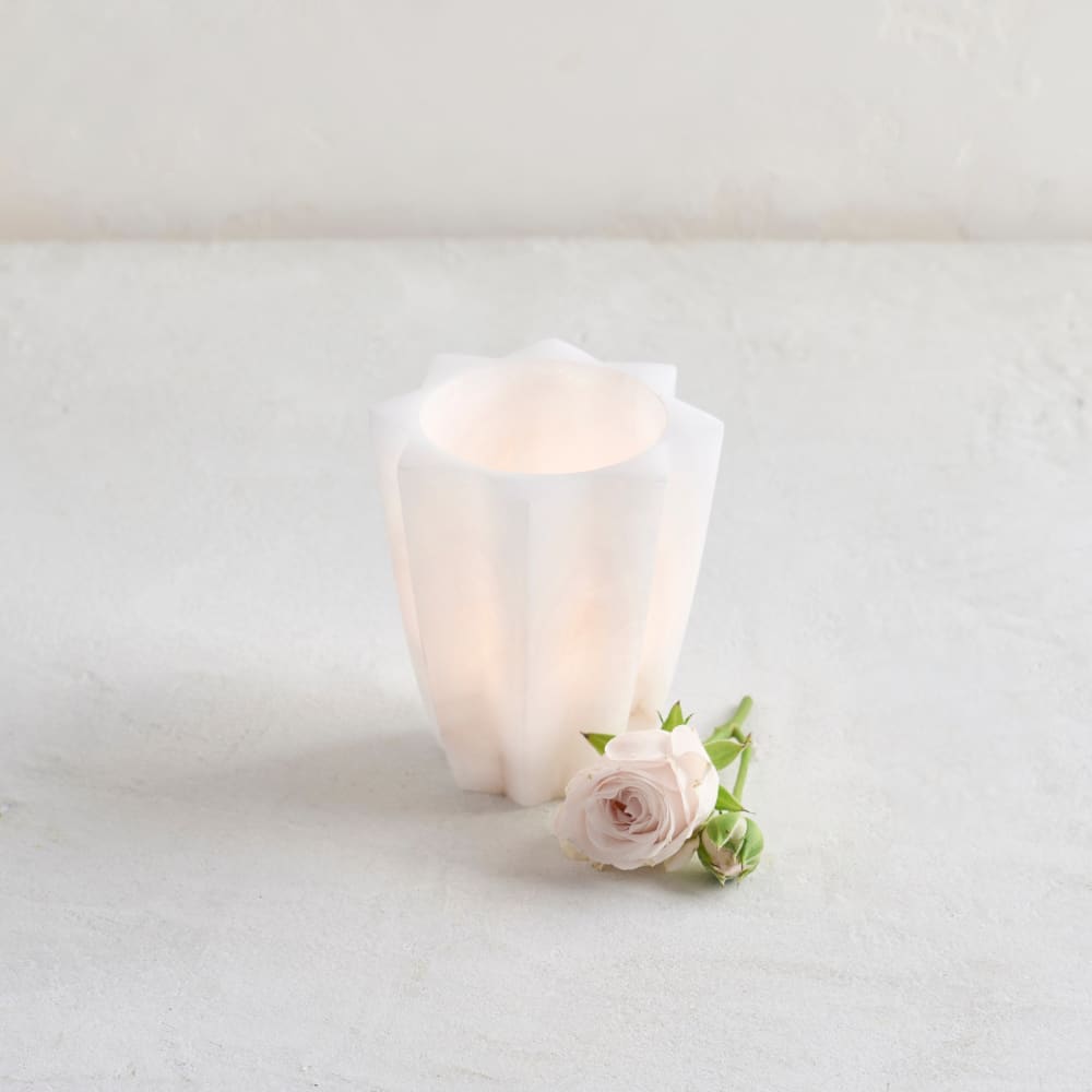 Tara Alabaster Votive Cup by The Collective | Wescover Drinkware