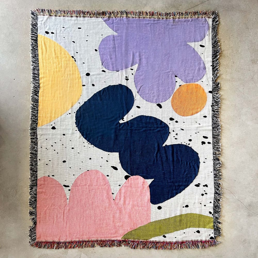 Midnight Garden Blanket by OBJECT-MATTER / O-M ceramics | Wescover ...