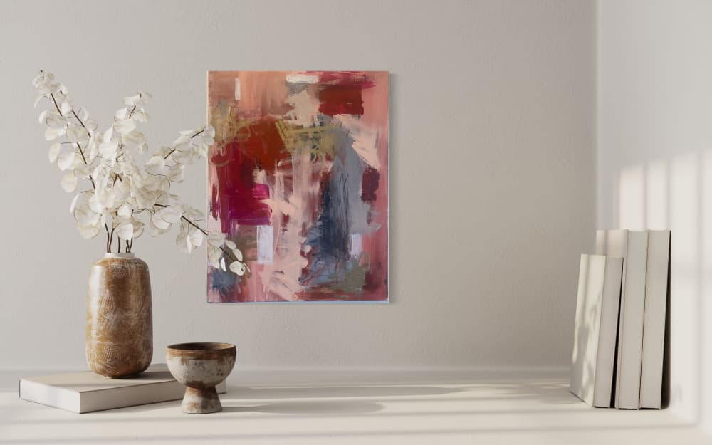 Pink Color Story by Gaby Castro Joffroy | Wescover Paintings