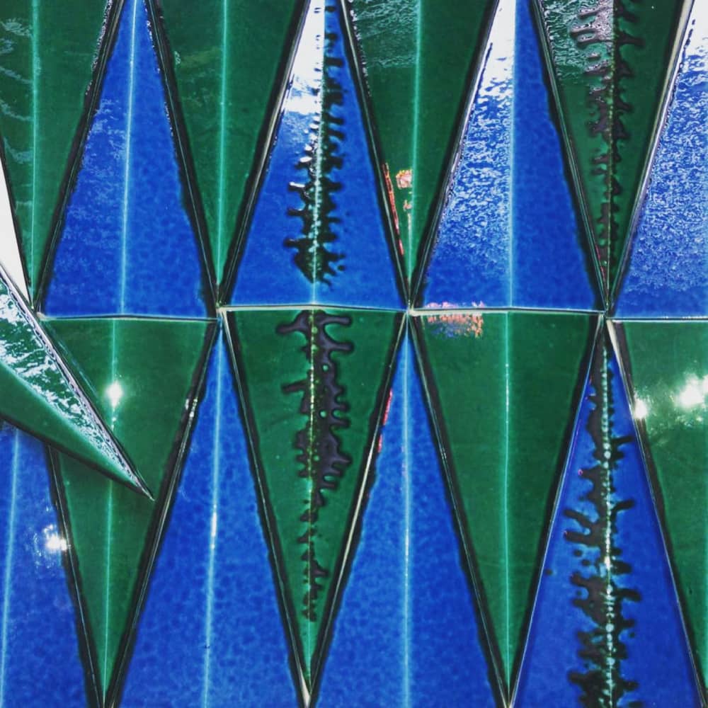 Triangle Pyramid Tile by MF Art Ceramic | Wescover Tiles