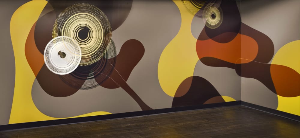 Royce on the Park 2nd floor mural by Henrik Langsdorf at Private ...