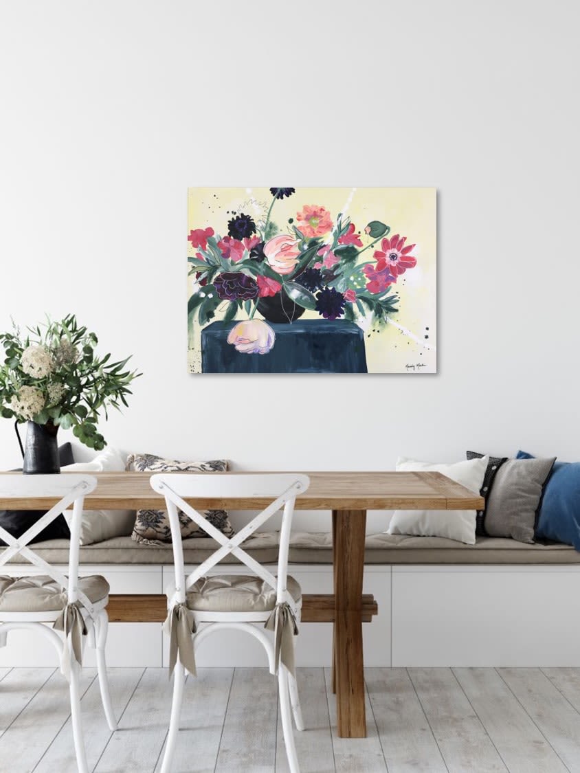 "Love Conquers All" Floral Still Life Painting by Mandy Martin Art ...