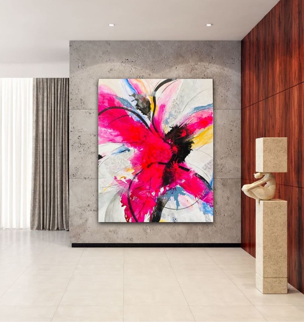 Abstract Painting by Shazia Imran | Wescover Mixed Media