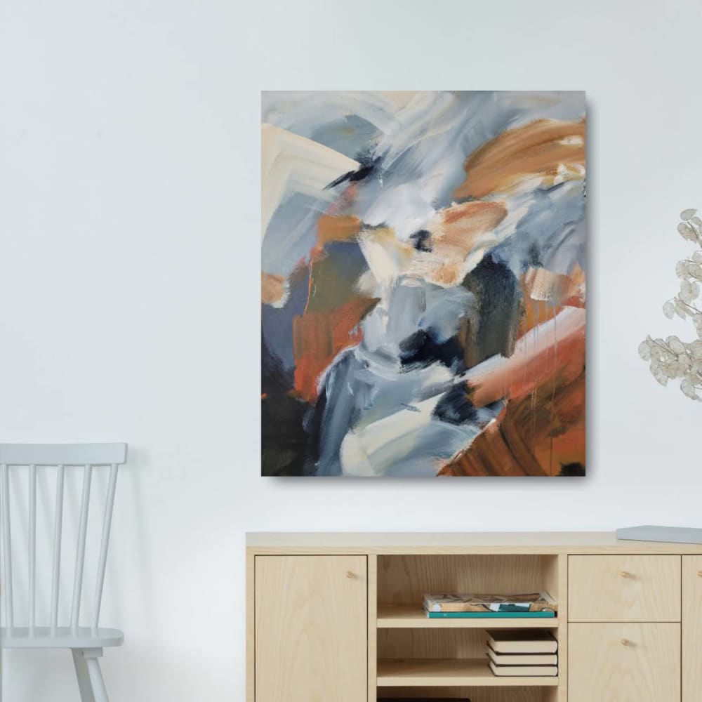 Unmasked 2 | 36"x30" by Marianne H Nielsen Art | Wescover Paintings