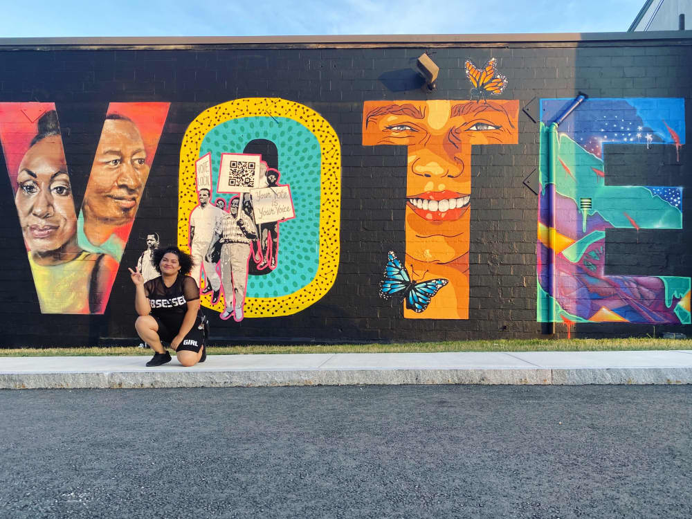 The Avenue Concept VOTE mural by AGONZA | Wescover Murals