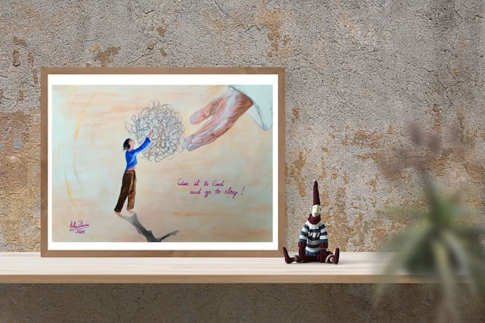 Give it to God by Elena Parau | Wescover Paintings