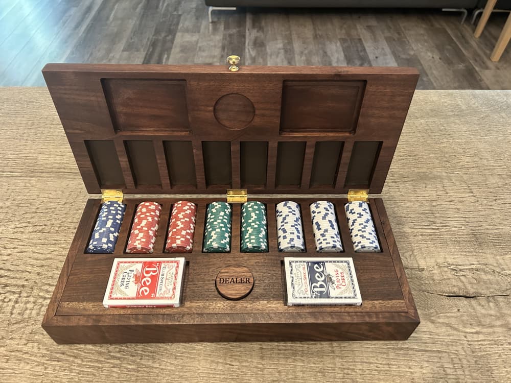 21st Century 200 Piece Luxury Poker Gaming Set by Walker Design Studios ...