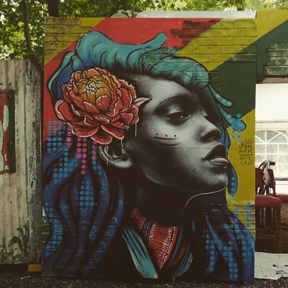 Stradbally Hall Mural by KinMx at Stradbally Hall, Stradbally ...