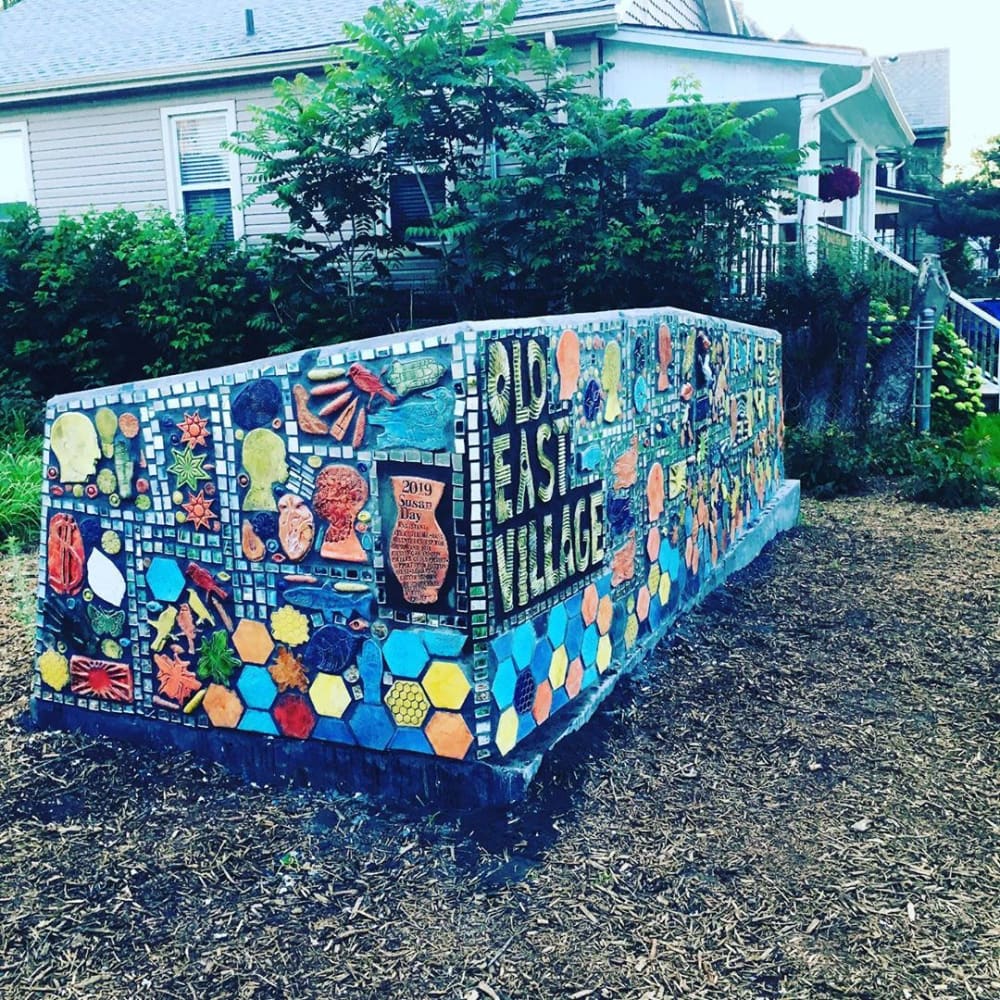 Public Mosaic by Susan Day Ceramics | Wescover Public Mosaics