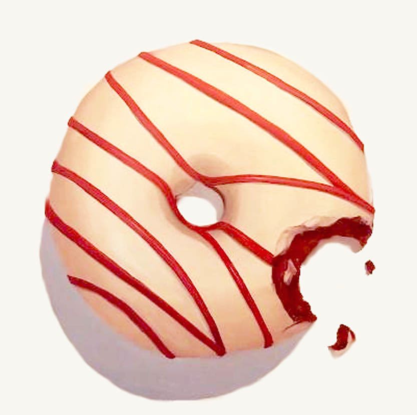 Red Velvet With Drizzle by TRP Art - Terry Romero Paul | Wescover Paintings