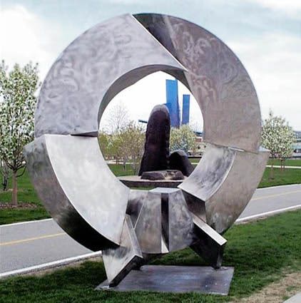 Fractured Form by Rob Lorenson | Wescover Public Sculptures