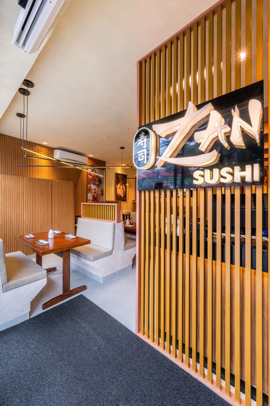 Zan Sushi Restaurant by Afetto - Stories in Architecture at Zan sushi ...