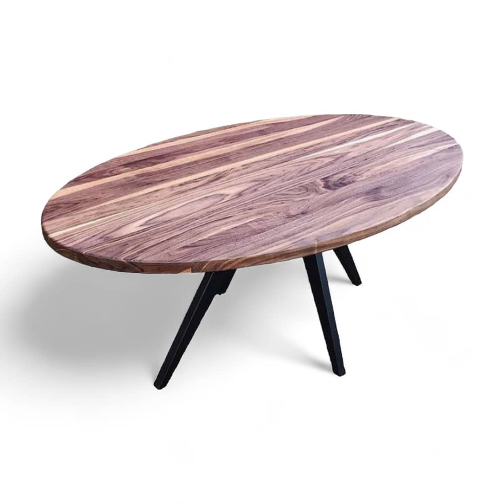 Oval Dining Table | Custom Epoxy Resin Table by Ironscustomwood ...