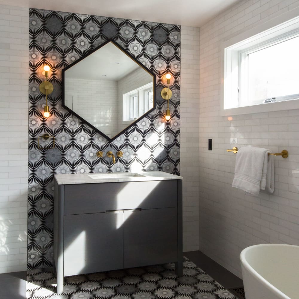 Hex Mirror By Alex Drew And No One Wescover Decorative Objects