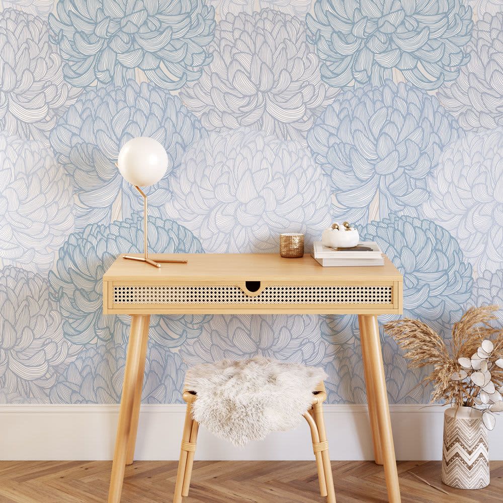 Kiku Wallpaper by Patricia Braune | Wescover Wall Treatments
