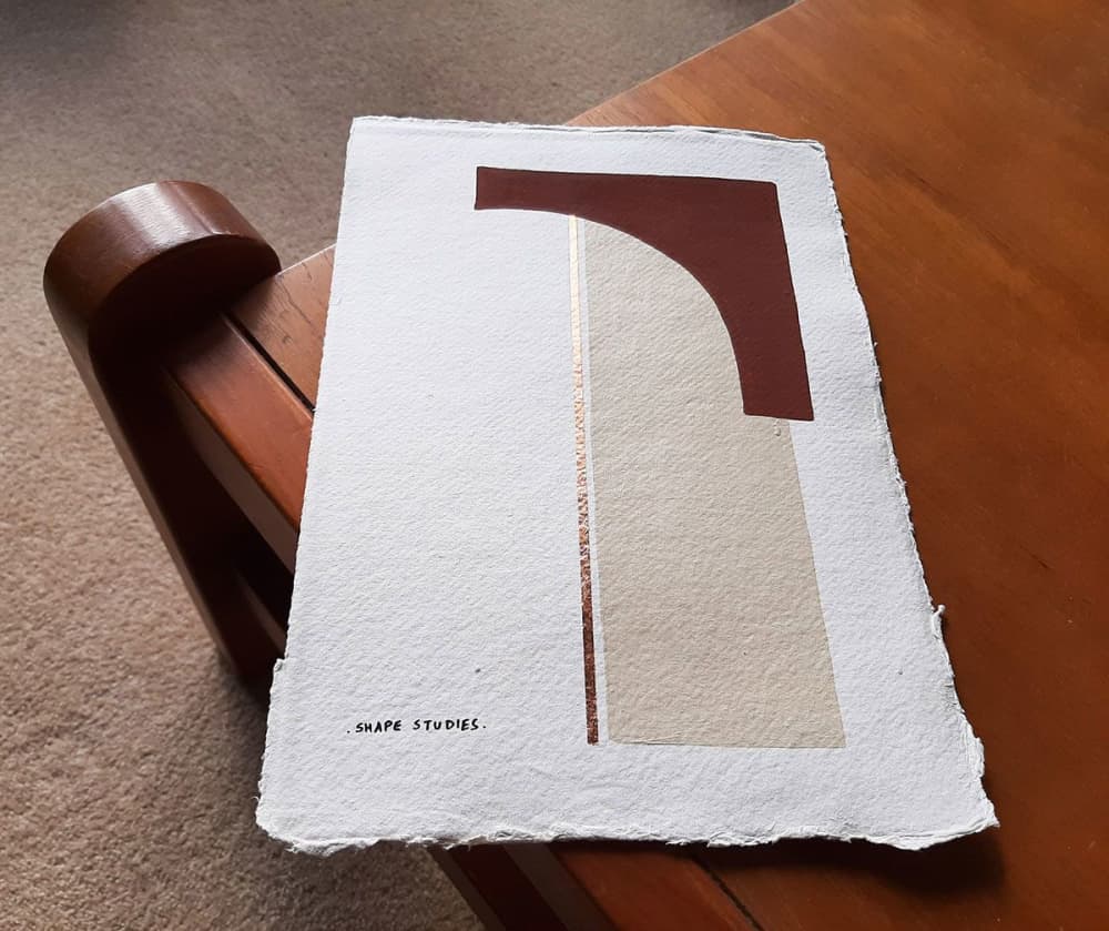 Shape Studies - Fig. 2 by Chrysa Koukoura | Wescover Paintings