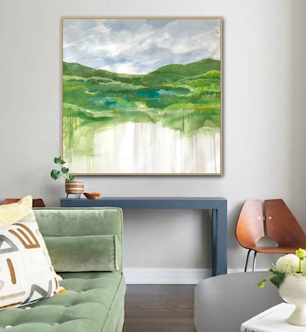SOLD 'HiGHLANDS' original landscape painting by Linnea Heide by Linnea ...
