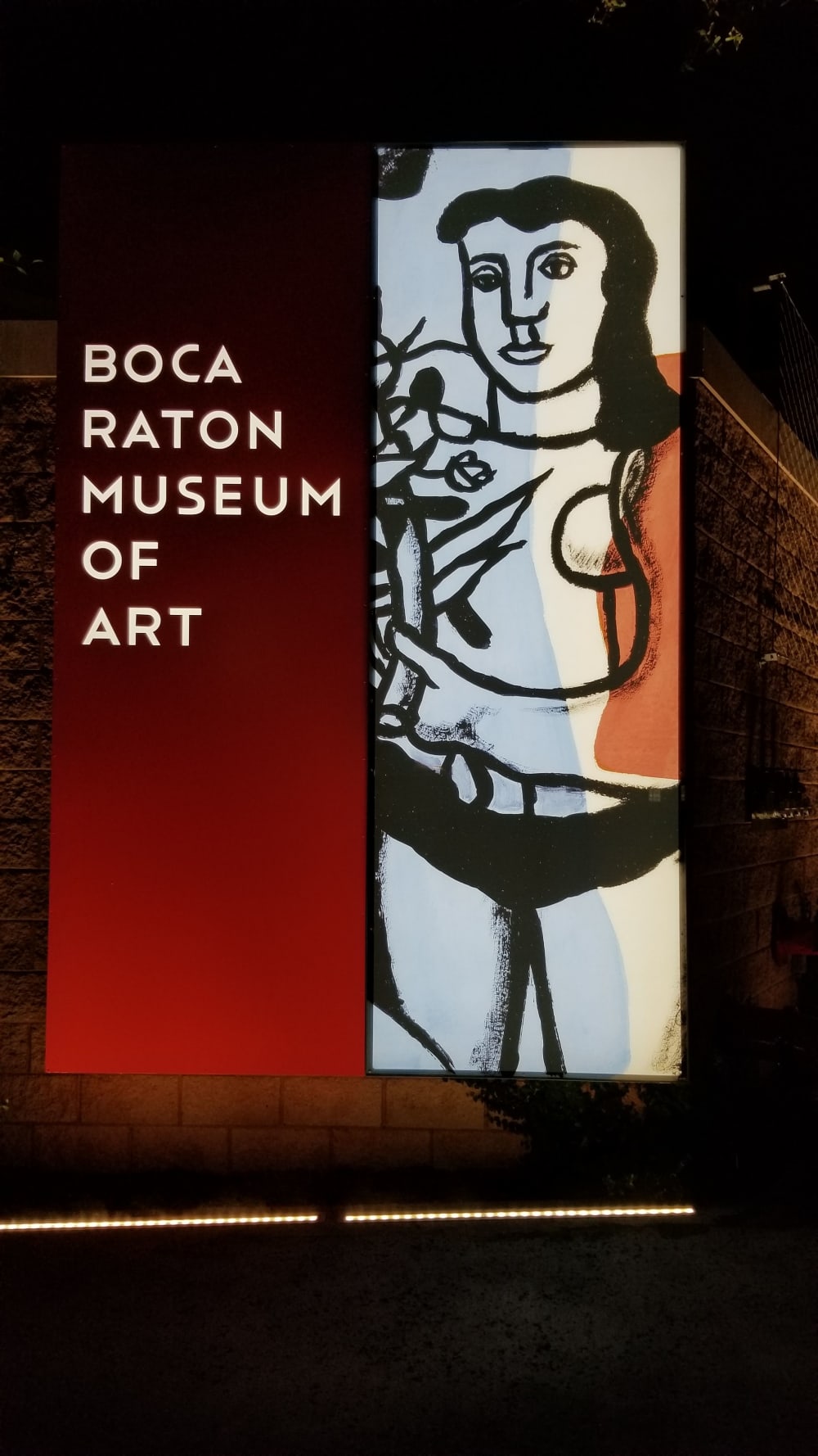 Boca Raton Museum of Art by Jones Sign Company | Wescover Signage
