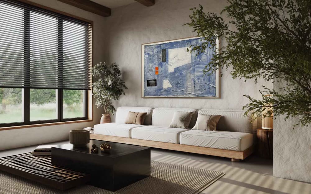 Canvas on Canvas CC4060 A by Michael Denny Art, LLC | Wescover Mixed Media