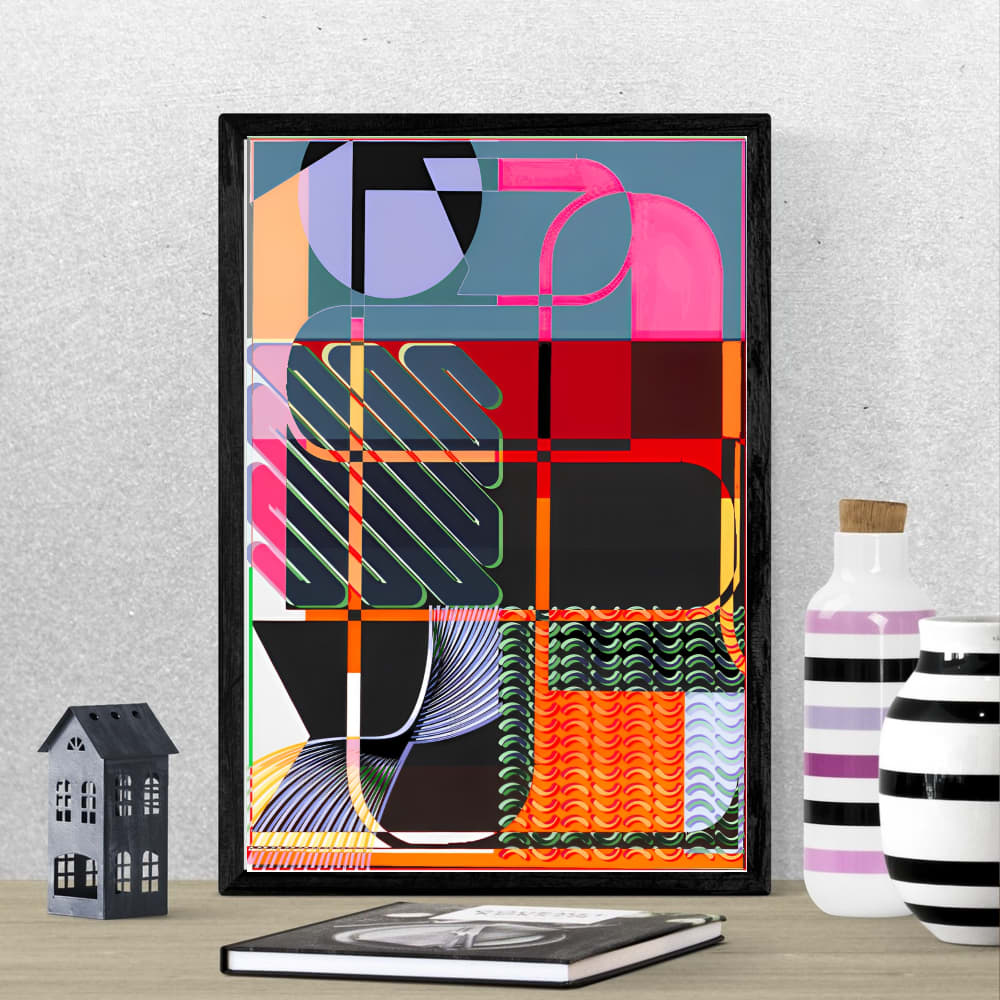 Modern Harmony - Abstract Canvas Print - Paintings by Paul Manwaring ...
