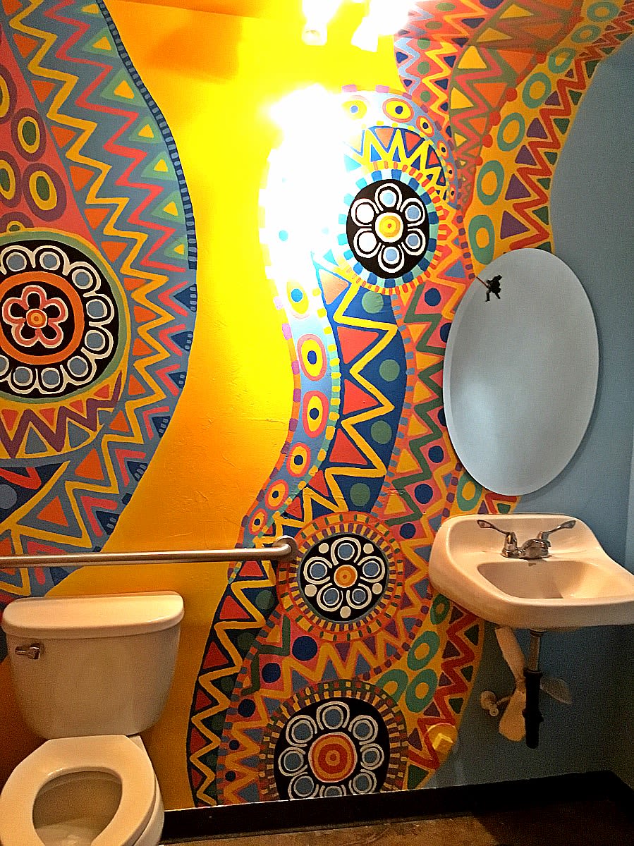 Public Restroom at Crowfoot Valley Coffee & CrowBar by Christine Rose ...