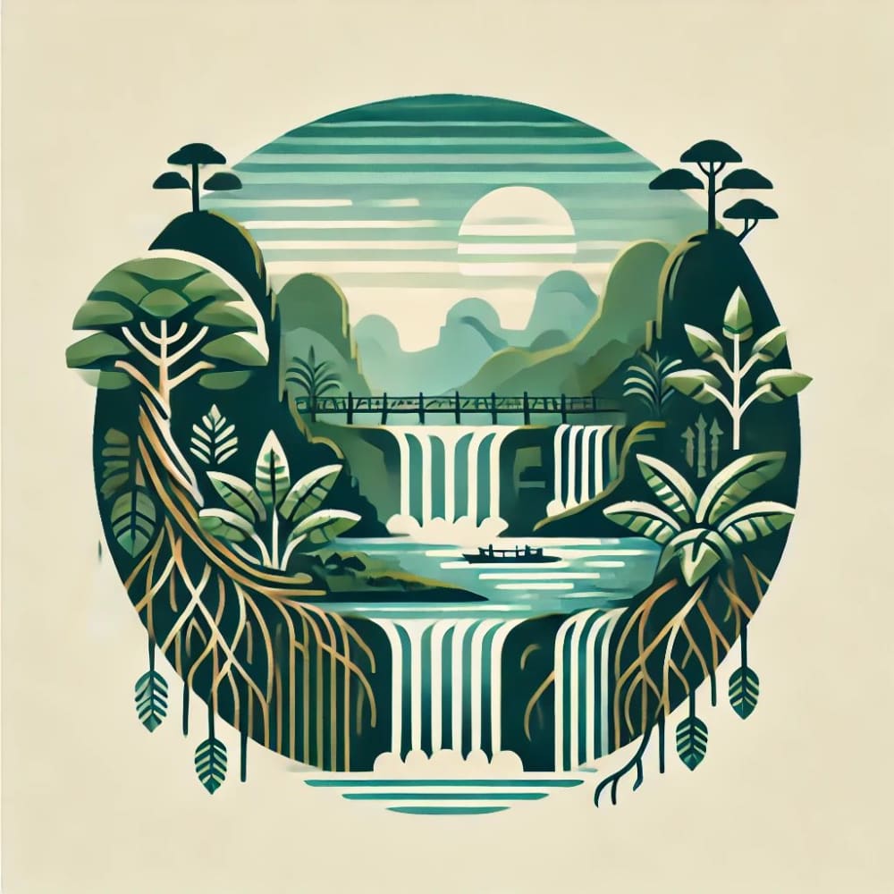Waterfall by John Doe | Wescover Art