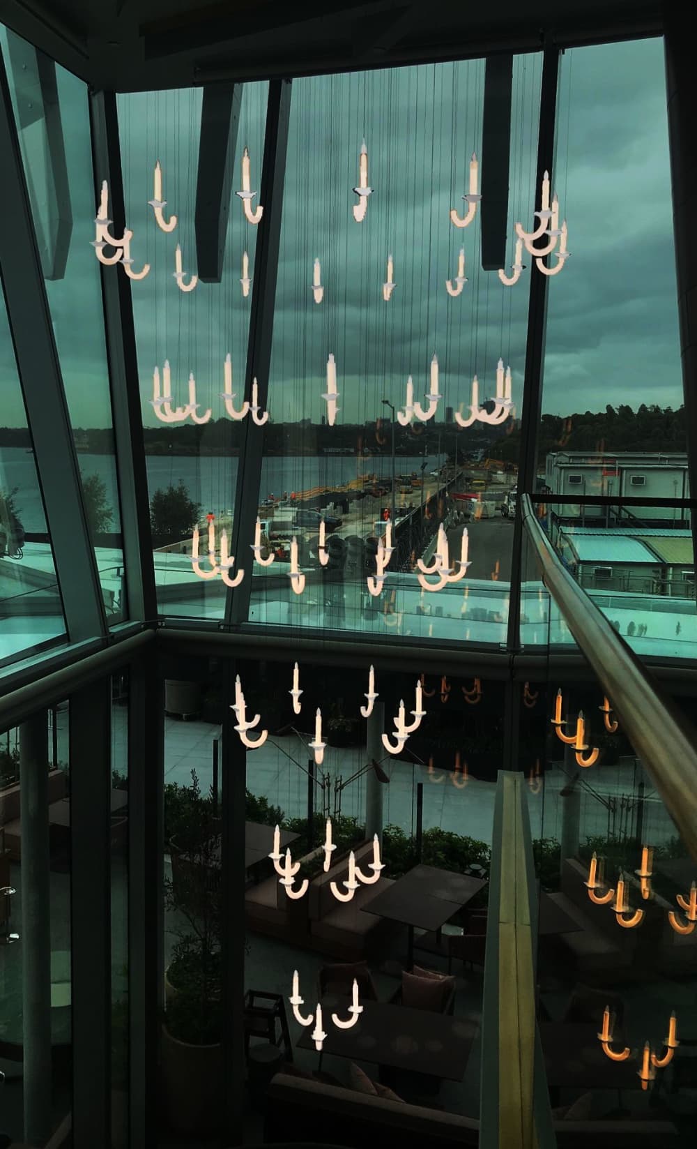 Crown Resort Sydney - A'Mare Restaurant Bespoke chandelier by Beau&Bien ...