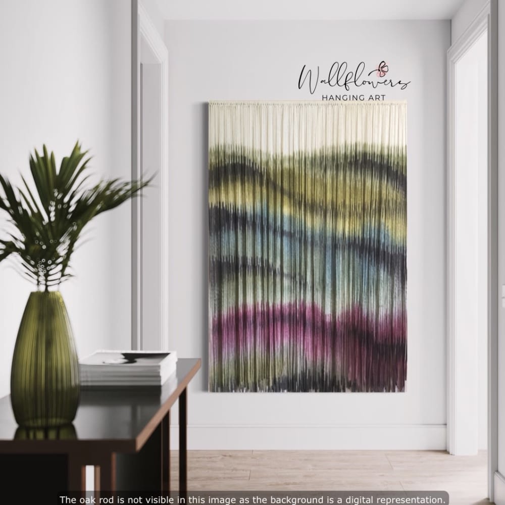 WARP Large Colorful Abstract Textile Wall Hanging by Wallflowers ...